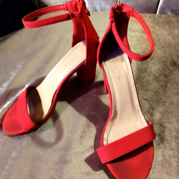TOP Moda | Shoes | Red Womens Heels | Poshmark